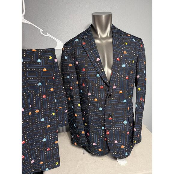 OppoSuits | Suits & Blazers | Opposuits Pac Man Black 44 Video Game ...